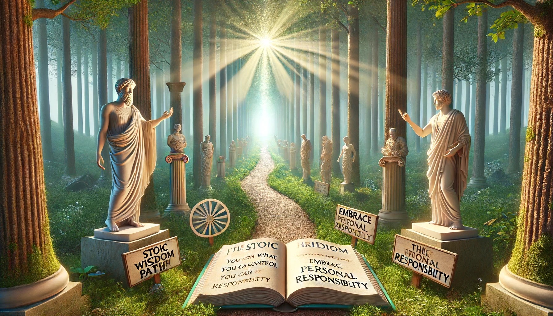 Navigating Life with Stoic Wisdom: A Personal Guide to The Enchiridion - Stoic Wisdom Path